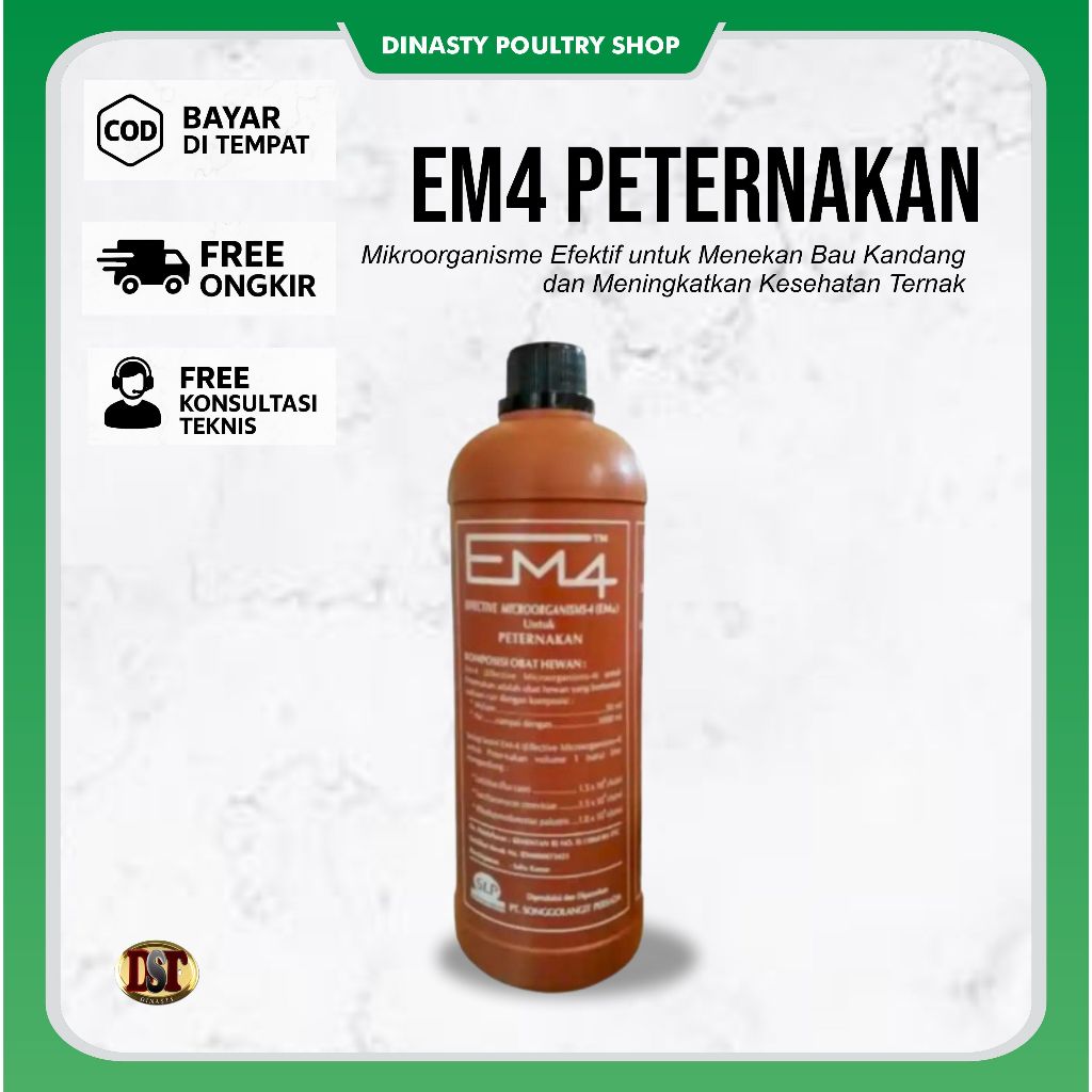 Jual EM4 Peternakan Cairan Probiotik Ternak Ayam Sapi Kambing Domba ...