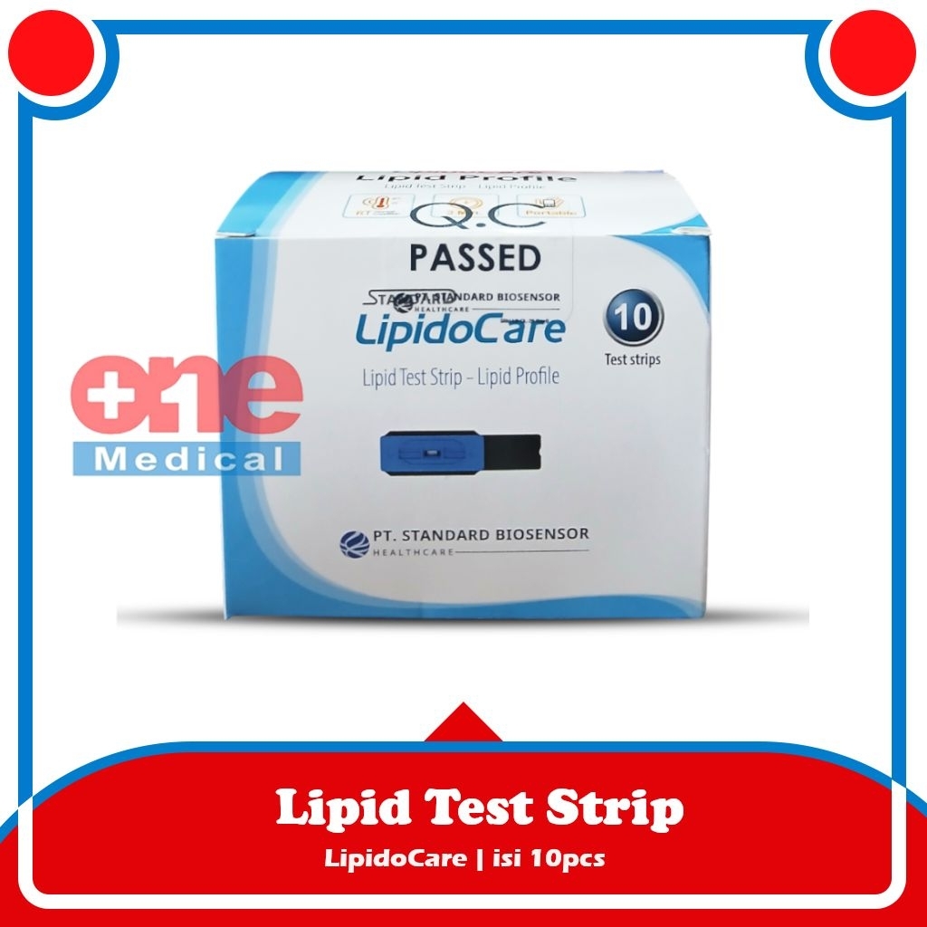 Jual Strip Tes Lipidocare Biosensor Kolesterol HDL LDL Trigliserida Box ...