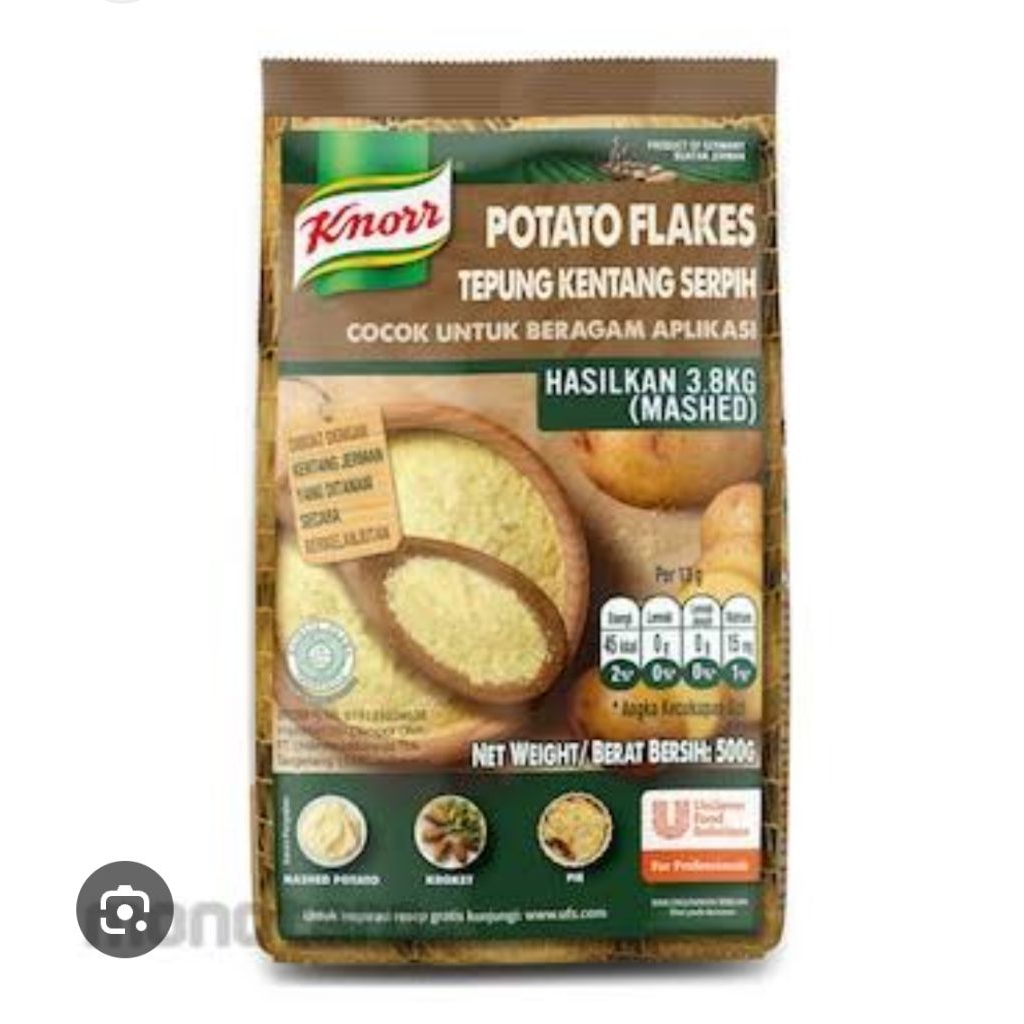 Jual Knorr Potato Flakes (Tepung Kentang Serpih). Produk ini terbuat ...