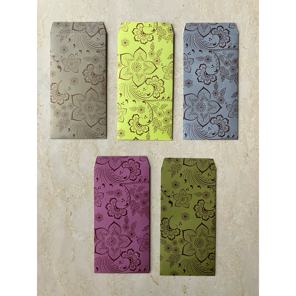 Jual Angpau Motif Batik isi 10 / Amplop Motif Batik isi 10 / Angpau ...