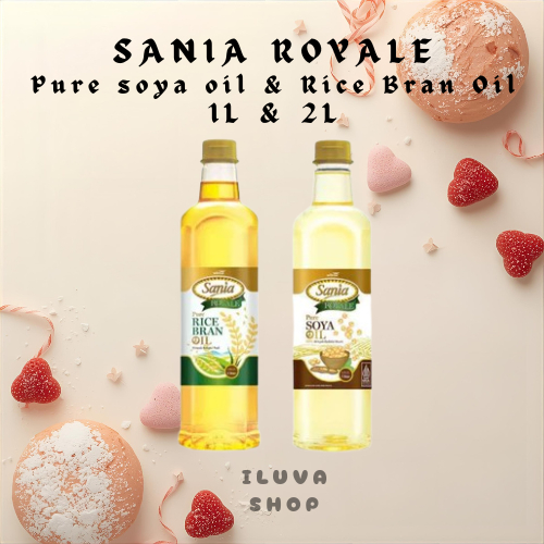 Jual SANIA ROYALE PURE SOYA OIL & RICE BRAN OIL 1 LITER | Shopee Indonesia