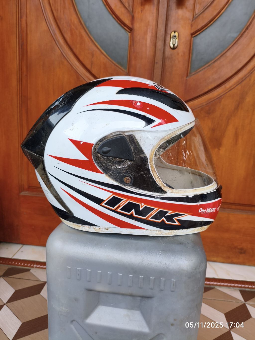 Jual helm ink full face megapro new ukuran L second bagus | Shopee ...