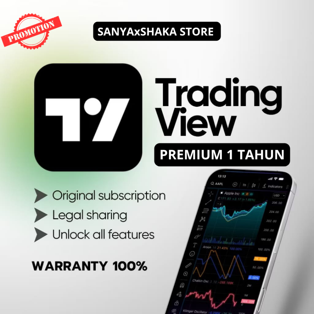 Jual TradingView Premium 1 Tahun - Garansi 1 Tahun | Shopee Indonesia