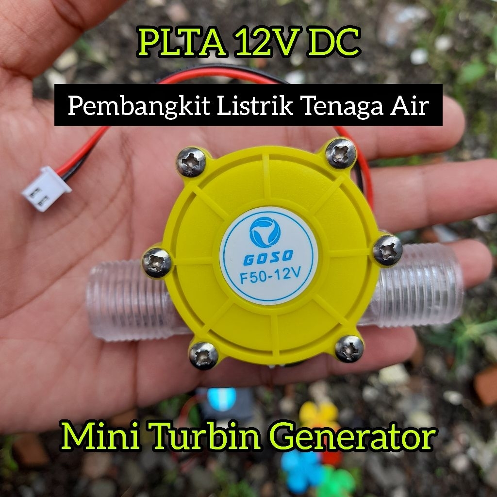 Jual PLTA pembangkit listrik 12v DC Mini Turbin | Shopee Indonesia