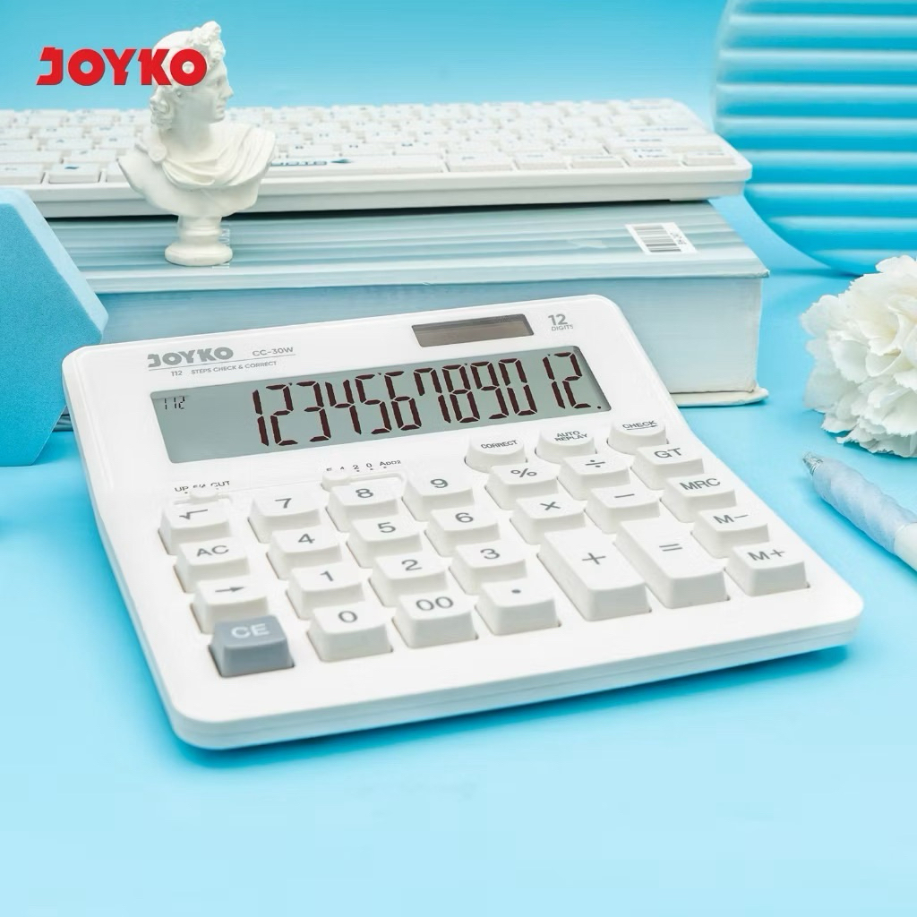 Jual KALKULATOR BESAR 12 DIGITS JOYKO CC-30W / CALCULATOR (1 PCS ...