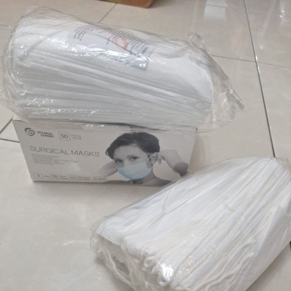 Jual Masker 3 Ply Hijab isi 50 Pcs | Shopee Indonesia