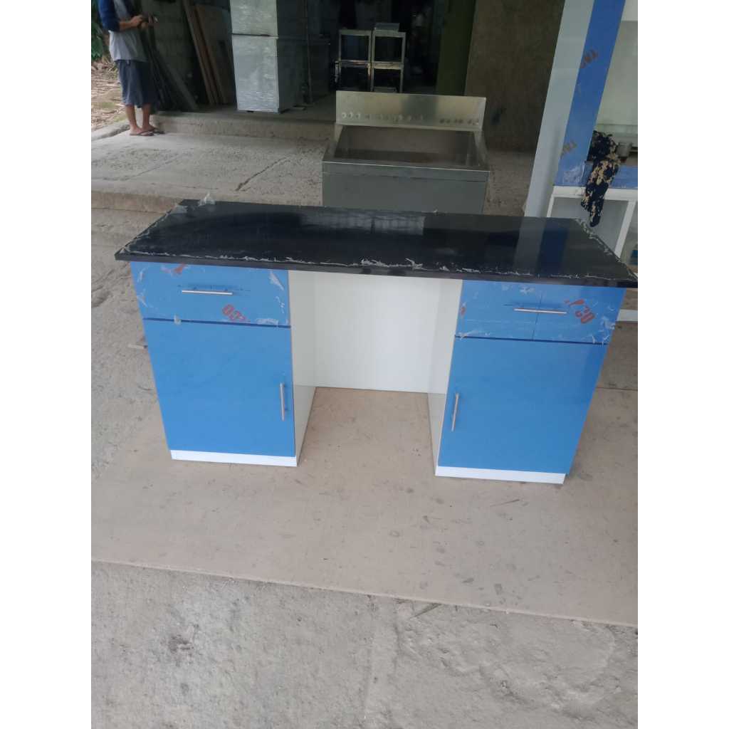 Jual Meja Kerja Steel top table Multiplex lapis High Pressure Laminate ...