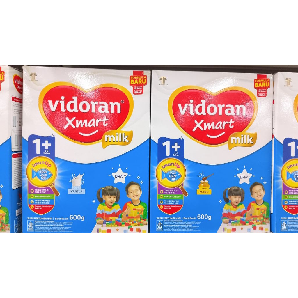Jual Vidoran Xmart Milk 1+ Vanilla, Madu 600g | Shopee Indonesia