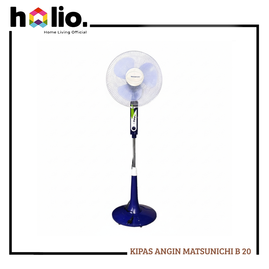 Jual Holio Stand Fan Kipas Angin Berdiri Kaki Bulat + Timer Matsunichi ...