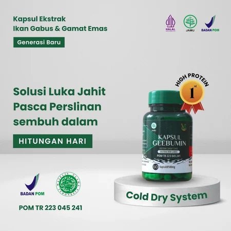 Jual GEEBUMIN - Obat Luka Diabetes | Luka Bakar | Pasca Operasi | Pasca ...