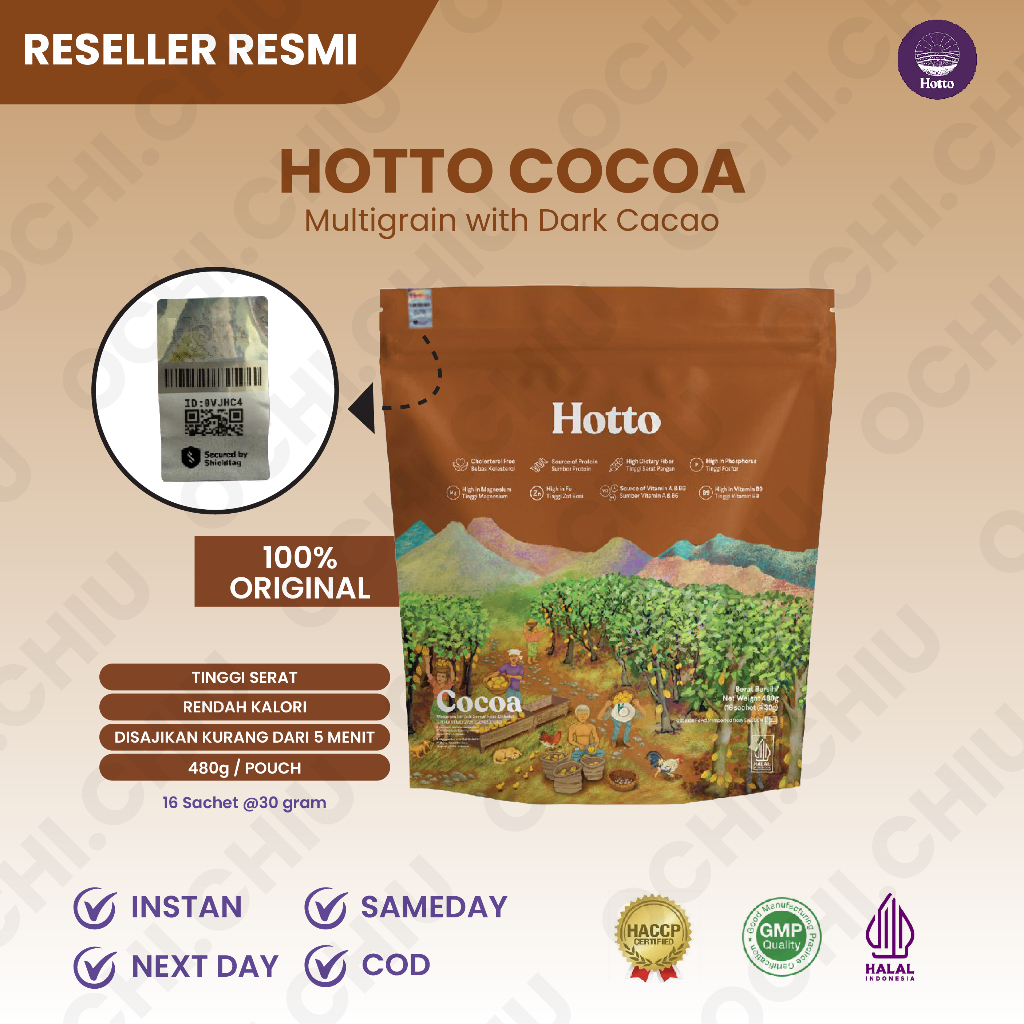 Jual Hotto Cocoa Mame Purto Multigrain Sereal Cereal Meal Replacement ...