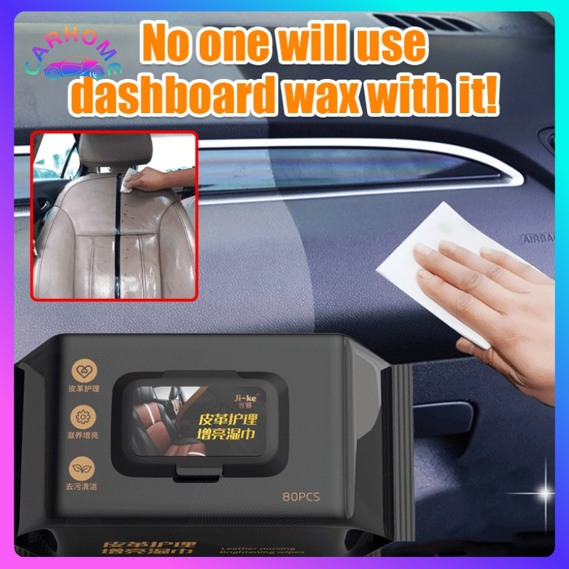 Jual CARHOME 80 Lembar Dashboard Renovation Wipes Car Interior Cleaning ...