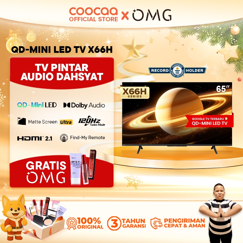 Jual TERBARU COOCAA TV 65 inch X66H - 4K QD-Mini LED - S AI Engine ...
