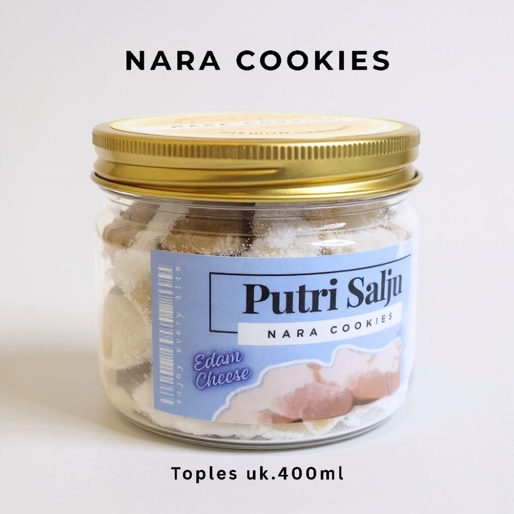 Jual Putri Salju Keju Edam NARA COOKIES Premium | Shopee Indonesia