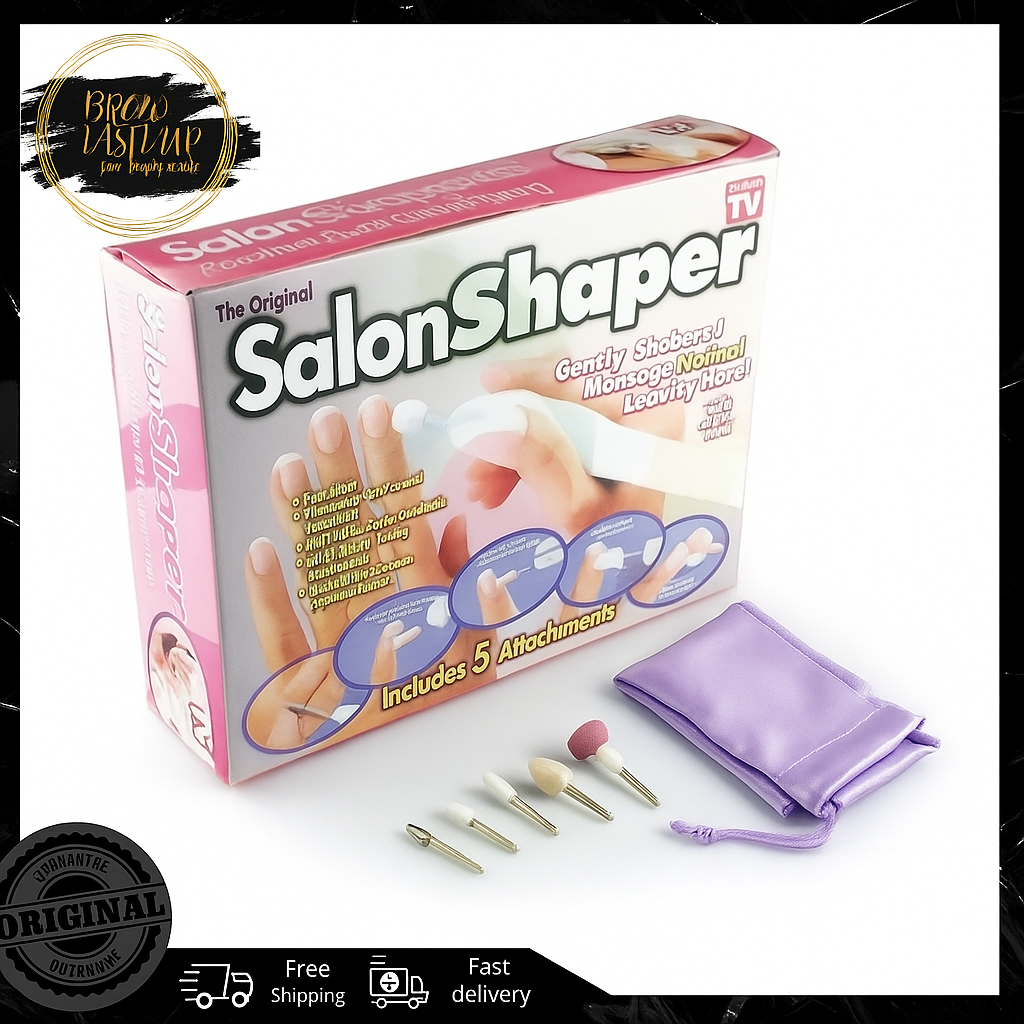Jual NAIL SALON SHAPER manicure tools homecare alat mani pedi 1 set ...