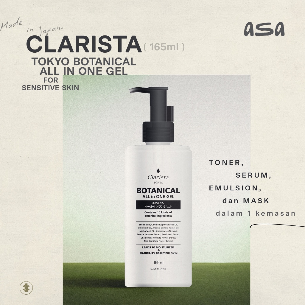 Jual Clarista Tokyo Botanical All in One gel original Japan | Shopee ...