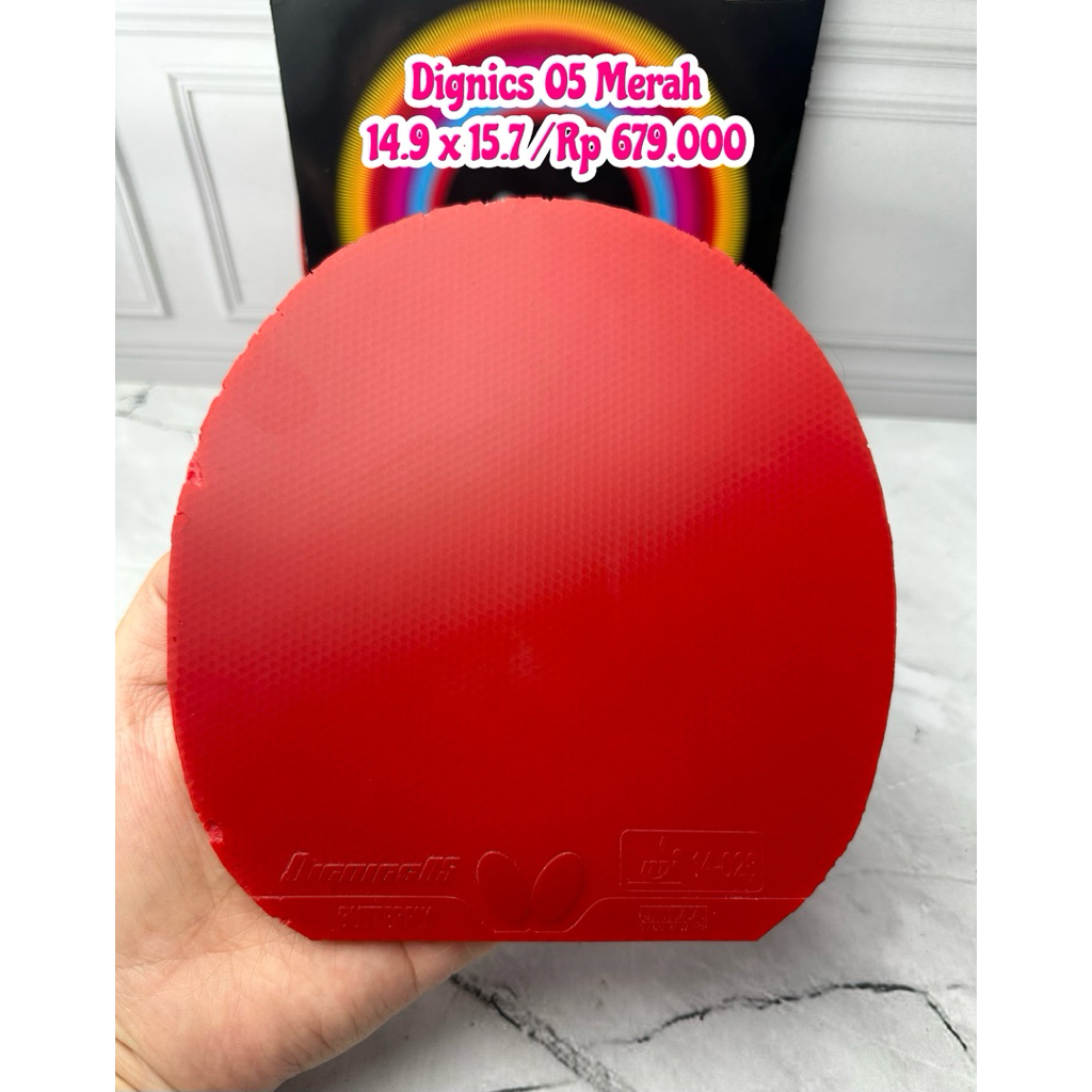 Jual SECOND KARET BET BAT TENIS MEJA PINGPONG BUTTERFLY DIGNICS 05 ...