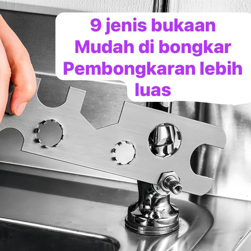 Jual { OMG } Alat Plumbing Kunci Keran Multifungsi untuk Kran Ledeng ...