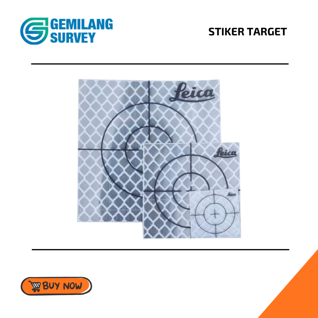 Jual Survey Reflector Sheet 4x4cm / Reflective Tape 4x4 cm / Sticker ...