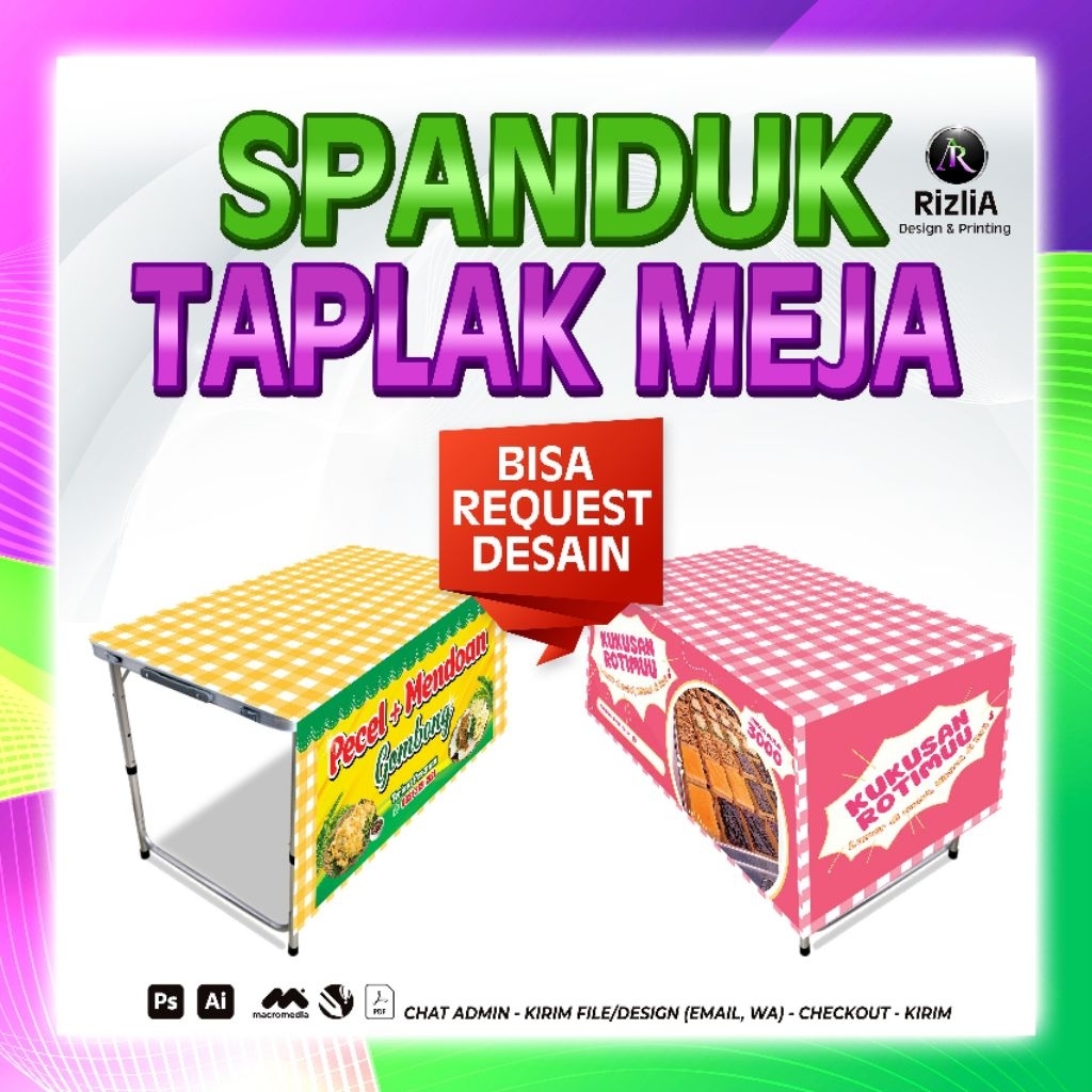 Jual SPANDUK BANNER TAPLAK MEJA 2 in 1 | SPANDUK MEJA PORTABLE | Shopee ...
