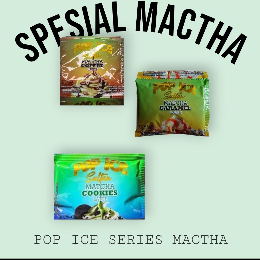 Jual POP ICE MATCHA SERIES | Shopee Indonesia