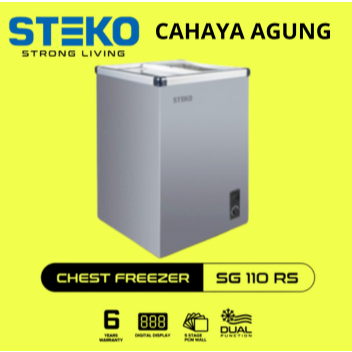 Jual STEKO – Chest Freezer SG 210 RS (200 Liter) Sliding Glass | Shopee ...