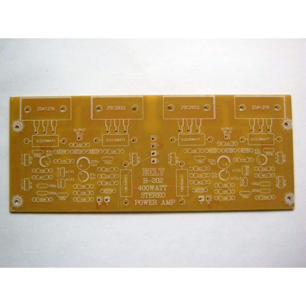 Jual PCB power amplifier sanken 400 watt stereo | Shopee Indonesia