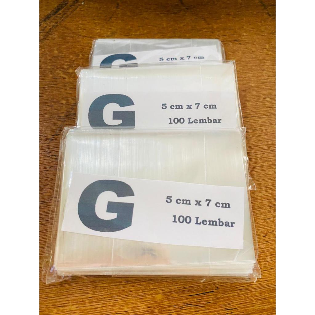 Jual Plastikk Opp Tanpa Lem Ukuran 5cm x 7cm 100 Lembar | Shopee Indonesia
