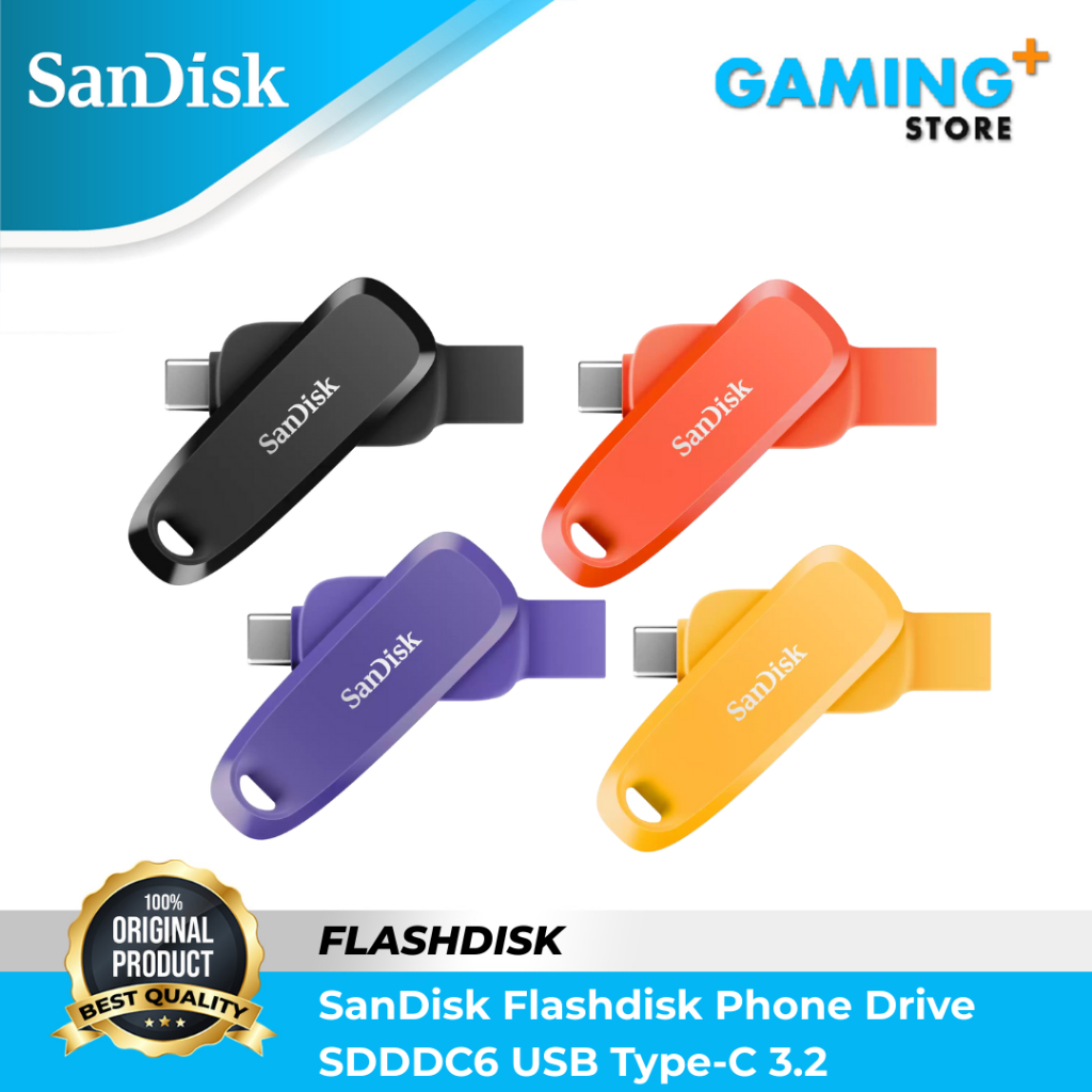 Jual Sandisk Flashdisk Phone Drive SDDDC6 for Android USB 3.2 Gen 1 ...