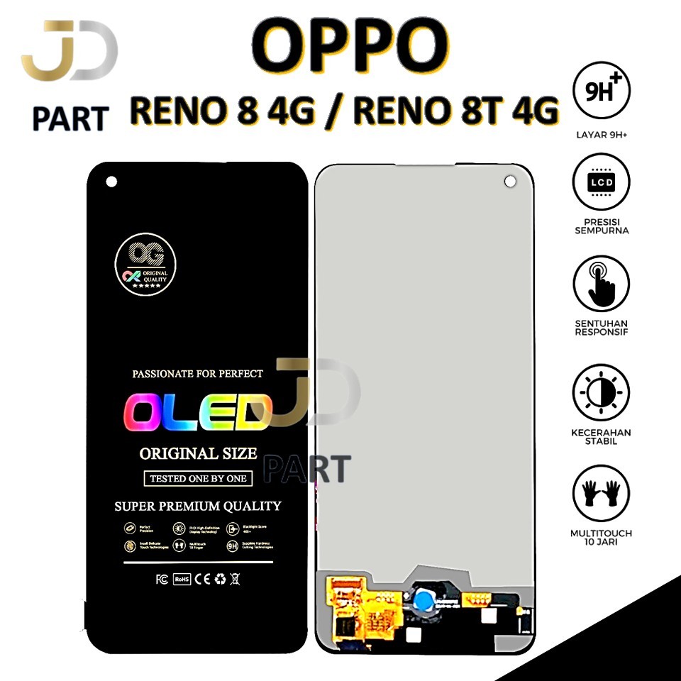 Jual LCD TOUCHSCREEN OPPO RENO 8 4G / RENO 8T 4G ORIGINAL 100% FULL SET ...