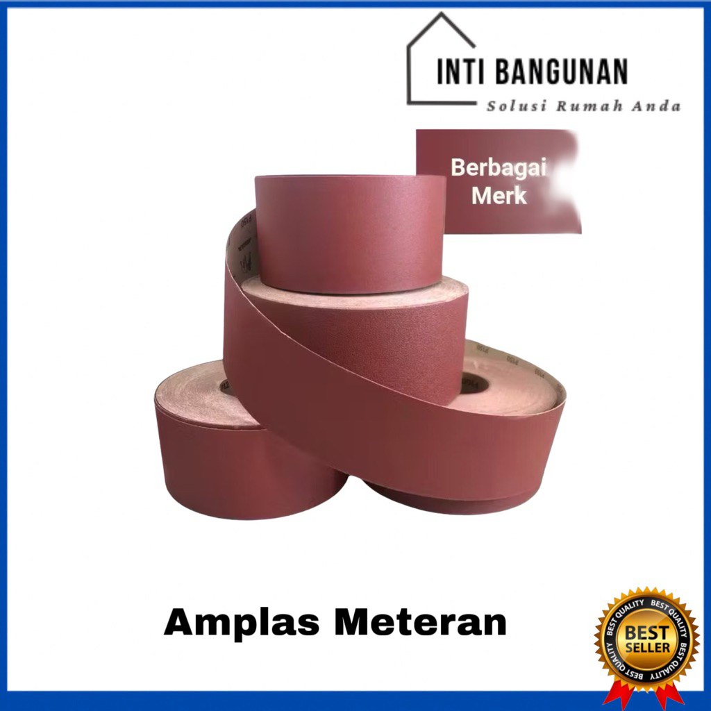 Jual Amplas Kain 80 100 120 150 240 400 Roll Meteran Kertas Pasir ...