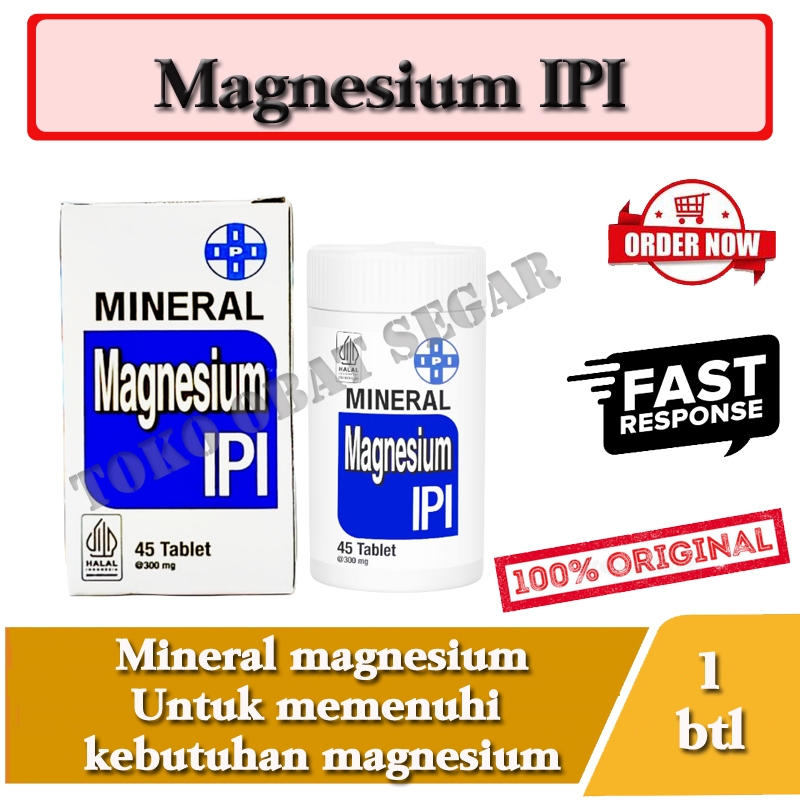 Jual Mineral Magnesium IPI 20mg Memenuhi Kebutuhan Magnesium Tubuh ...