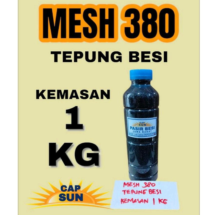 Jual PASIR BESI GRADE MESH 380 BUBUK BESI HALUS, TEPUNG BESI | Shopee ...