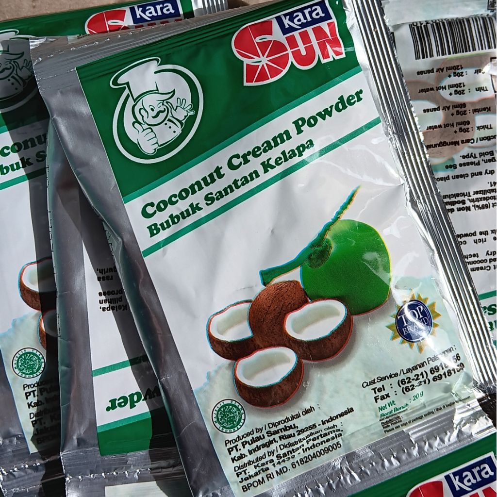 Jual Santan Kara Bubuk 20g (1 Renteng isi 10 Sachet ) – Santan Instan ...