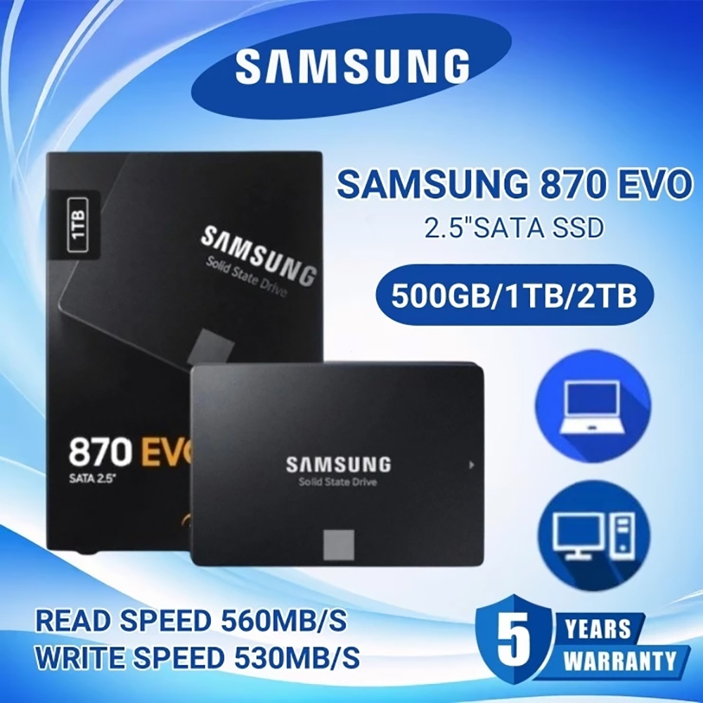 Jual SAMSUNG SSD 870 EVO 2.5" SATAIII 500GB 1TB Solid State Drive - UP ...