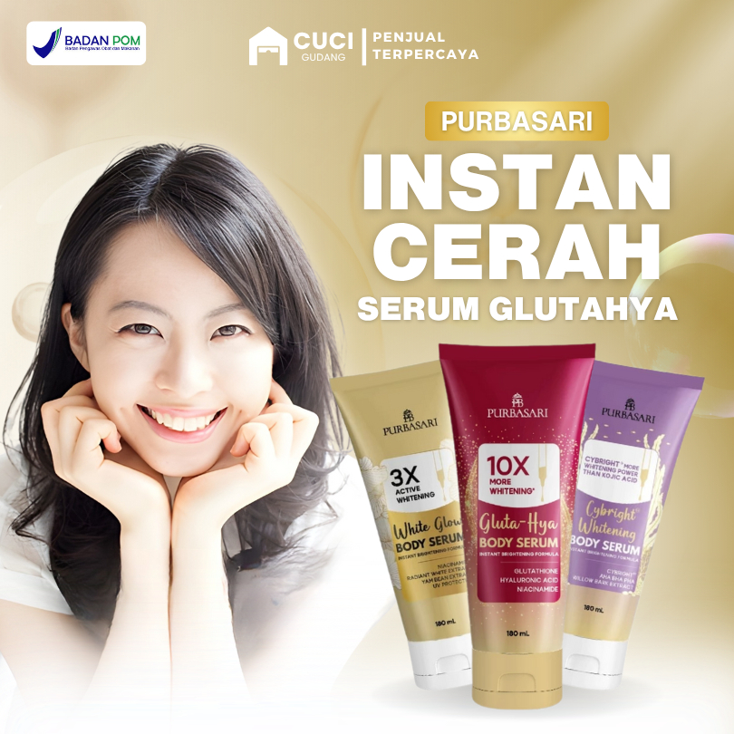 Jual Body Serum Purbasari 10x Whitening Pemutih Badan Tercepat Handbody ...