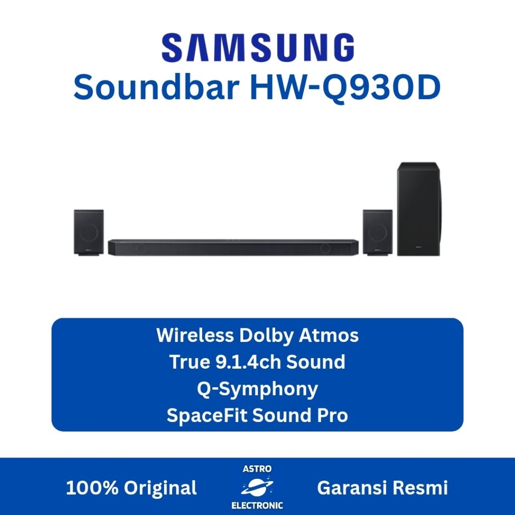 Jual SAMSUNG HW-Q930D / Q930D WIRELESS SOUNDBAR | Shopee Indonesia