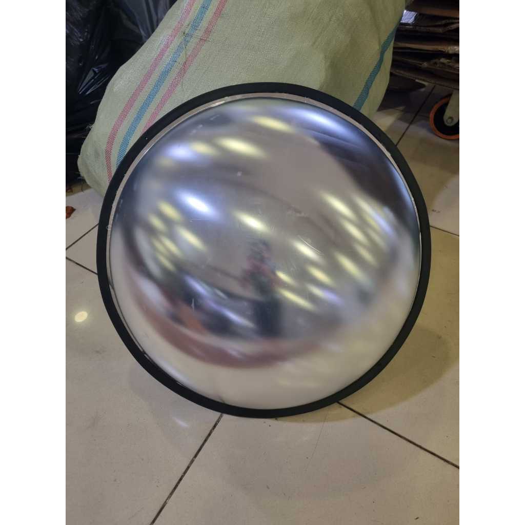 Jual dome convex security mirror,kaca cembung cermin kubah bulat 80cm ...