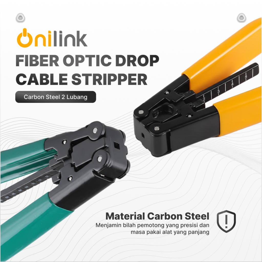 Jual Tang Kupas Kabel Fiber Optic Drop Core Stripper FTTH Carbon Steel ...
