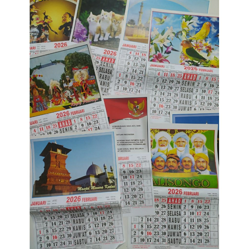 Jual Kalender Jawa Wuku Weton Kecil 2026 / Kalender Pasaran 2026 ...