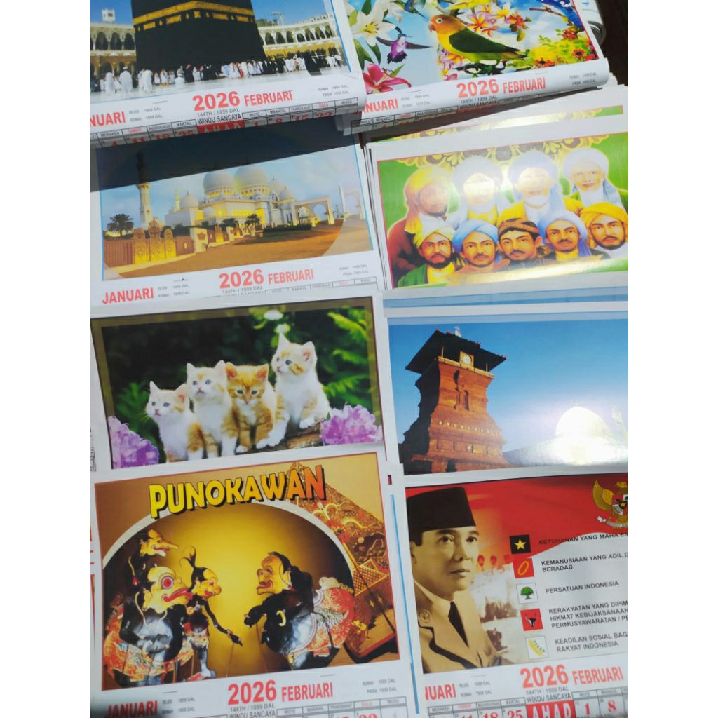 Jual Kalender Jawa Wuku Weton Kecil 2026 / Kalender Pasaran 2026 ...