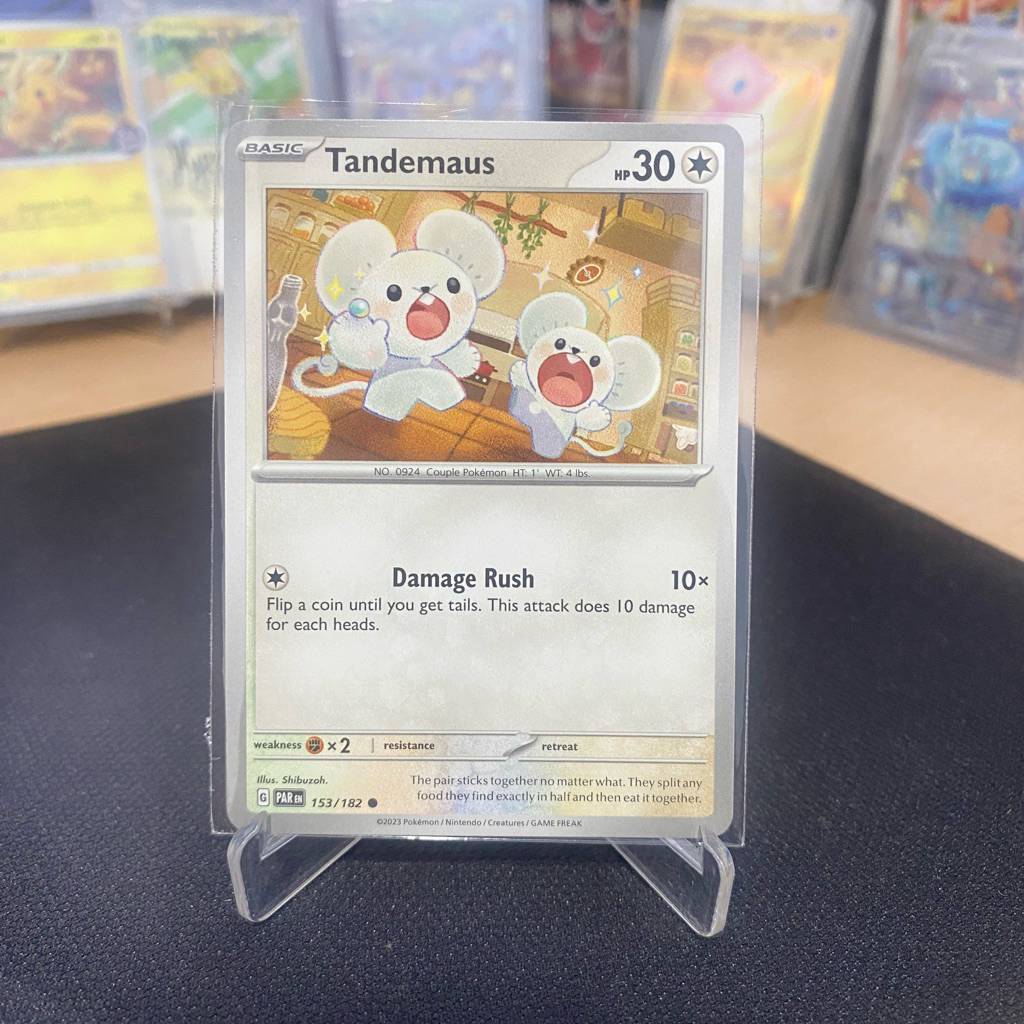 Jual Kartu Tandemaus 153/182 (PAR) TCG Pokemon Paradox Rift 2023 ENG ...