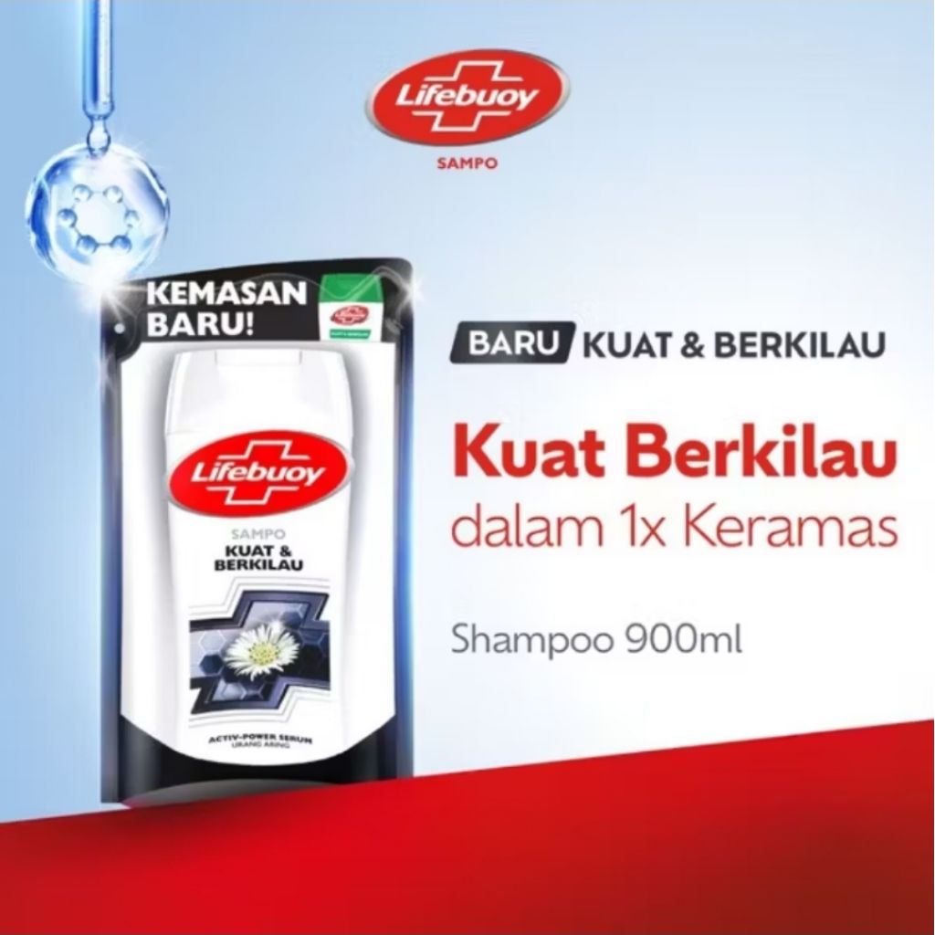 Jual Lifebuoy shampoo pouch 900 ml | Shopee Indonesia