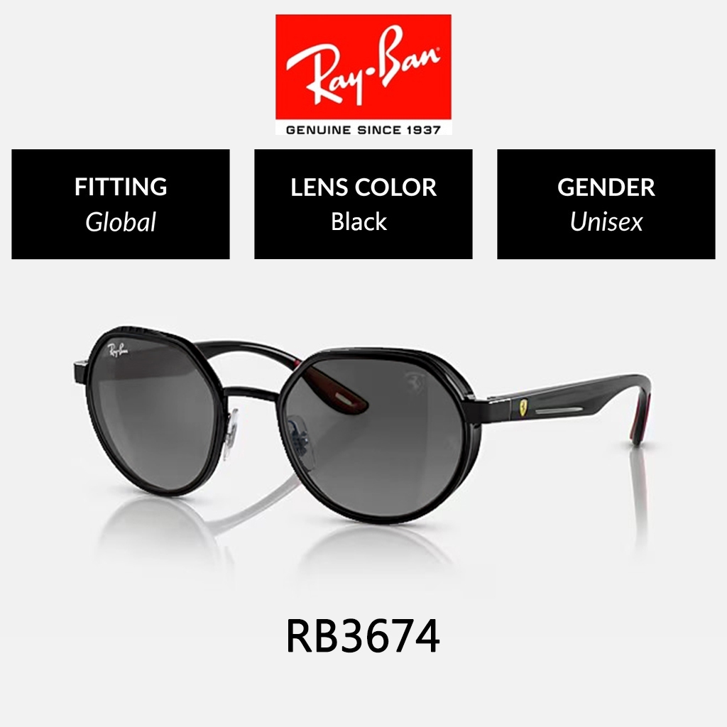Jual 100% Original kacamata Ray-Ban Sunglasses SCUDERIA FERRARI ...