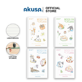 Jual AKUSA Hard Cover Book A5 Note Book Buku Catatan Aesthetic Journal ...