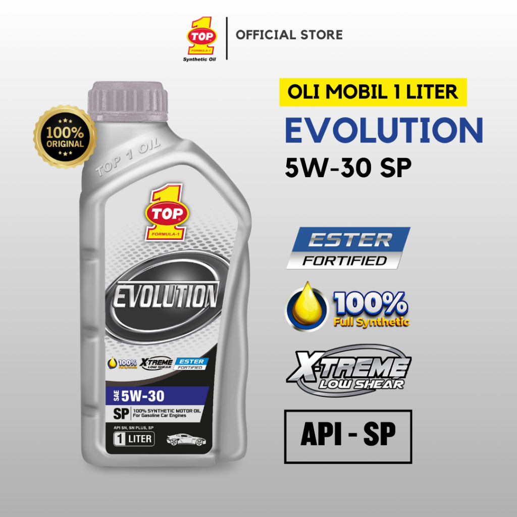 Jual Oli Mobil EVOLUTION 5W-30 - 1 L API SP | Shopee Indonesia