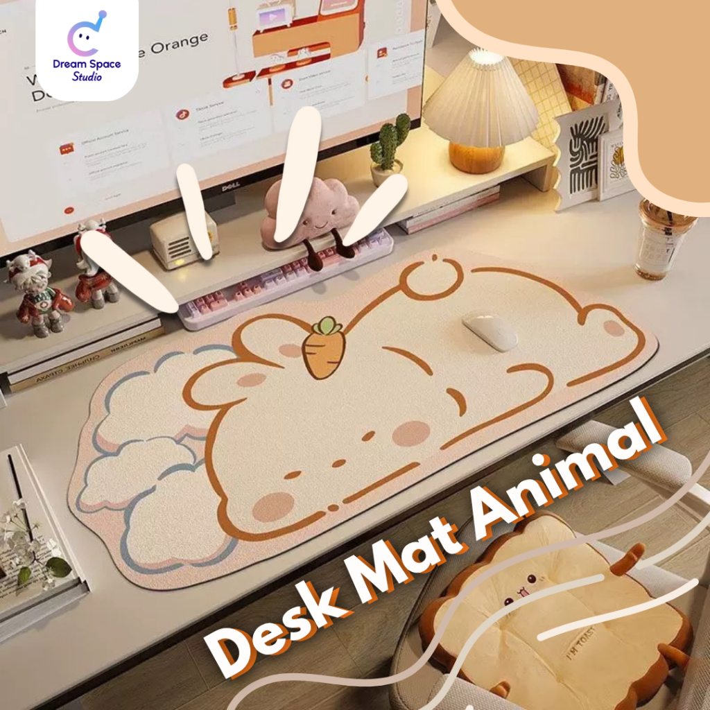 Jual Dreamspace Studio Cute Deskmat animal bear / Mousepad lucu ...