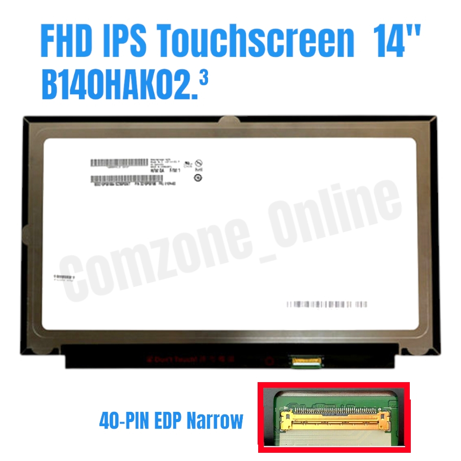 Jual Lcd Thinkpad X1 Carbon Gen 6 Touchscreen 40 pin edp narrow ...