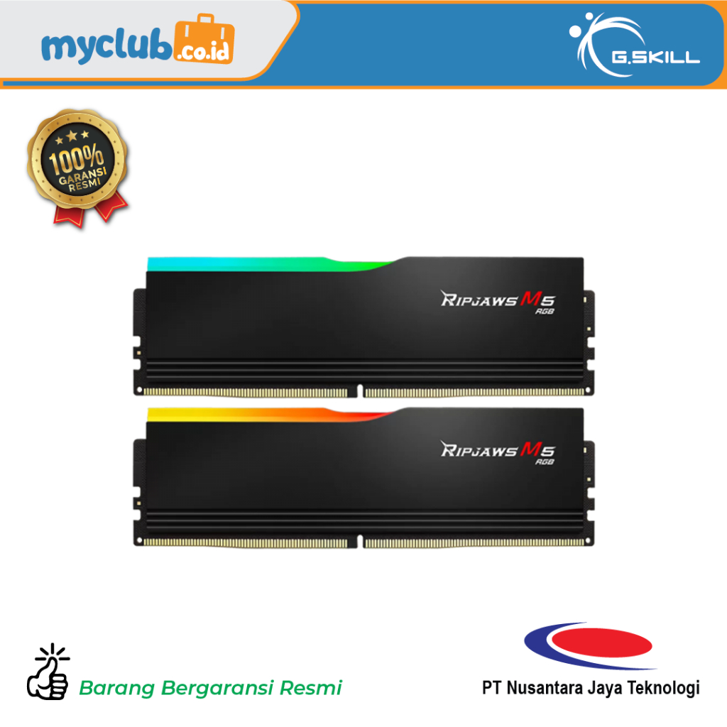 Jual G.Skill RAM Ripjaws M5 RGB DDR5 32GB (2x16GB) 6000MHz F5 ...