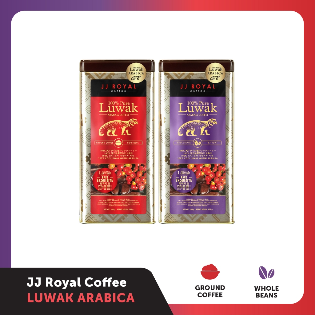 Jual JJ Royal Coffee 100% Pure Luwak Arabica | Shopee Indonesia
